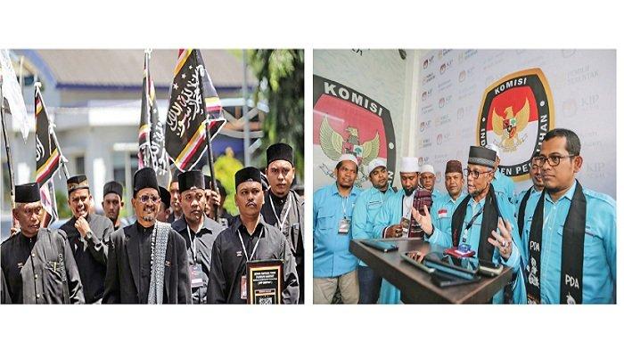 Shalawat Menggema Saat Partai Gabthat dan PDA Mendaftar ke KIP ...