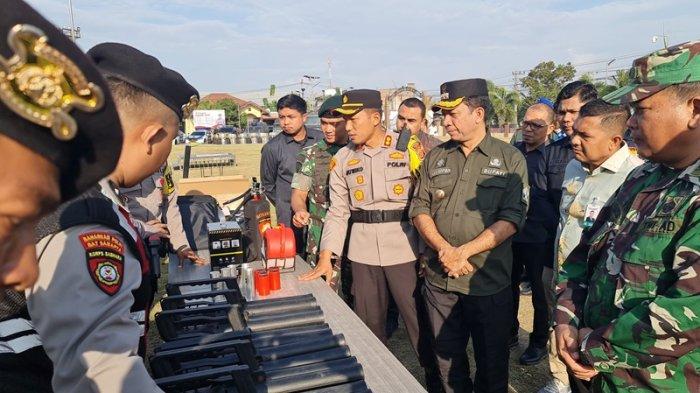 Polres Bireuen Gelar Apel Sarpras Kesiapan Pengamanan Pemilu 2024, Ranmor Dinas Hingga ...