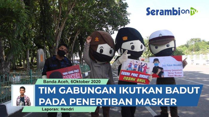 VIDEO Badut Maskot Polri Ikut Penertiban Protokol Kesehatan Pencegahan ...
