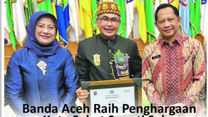 Banda Aceh Raih Penghargaan Kota Sehat Swasti Saba - Serambinews.com