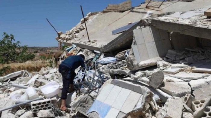 Jet Tempur Suriah Bombardir Pemberontak di Idlib, 10 Orang Tewas ...