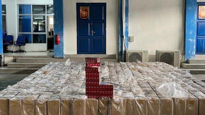 Bea Cukai Langsa Sita 2 Juta Batang Rokok Ilegal Merk Luffman Senilai ...