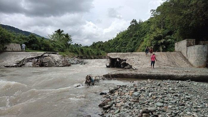 Bendungan Irigasi Lhok Mancang Tangse Bobol Dihantam Banjir, 40 Hektare ...