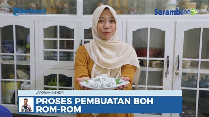VIDEO Cara Membuat Boh Rom-Rom, Jajanan Takjil Khas Aceh - Serambinews.com