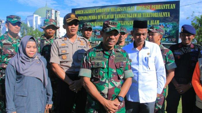 Danrem Tutup Latihan Penanggulangan Bencana Alam di Nagan Raya - Serambinews.com