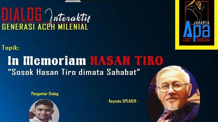 Tgk Hasan Tiro: “Husaini Hasan Kiriman Tuhan Untukku” Ikuti Dialog Interaktif di Zoom ...