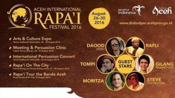 Inilah Pengisi Acara Aceh Festival Rapai Malam Ini - Serambinews.com