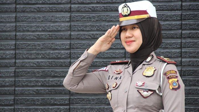 Rina Bintar Handayani, Polwan Yang Jago Beladiri - Serambinews.com