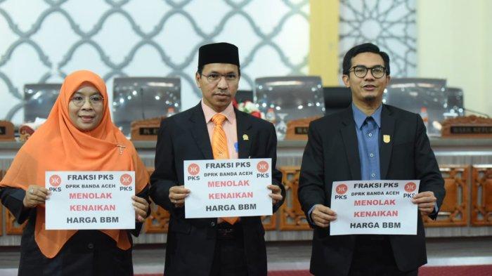 Fraksi PKS DPRK Banda Aceh Tolak Kenaikan Harga BBM, Kebijakan Pemerintah Buat Rakyat Terjepit ...