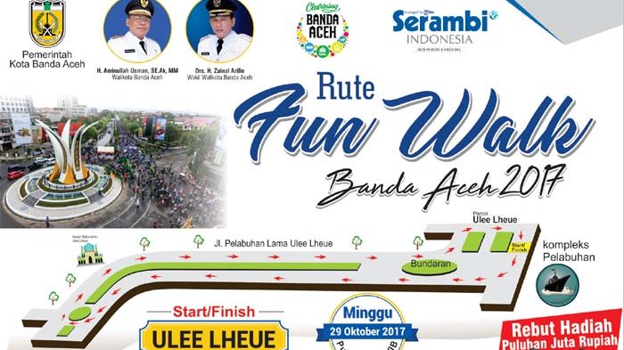 Jangan Lupa! Besok Ada Banda Aceh Fun Walk di Pantai Ulee Lheue ...