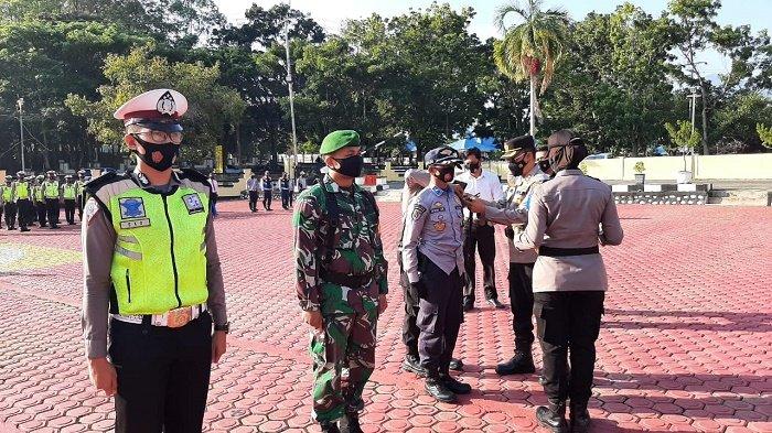 Polres Aceh Besar Apel Gelar Pasukan Ops Keselamatan Seulawah 2021