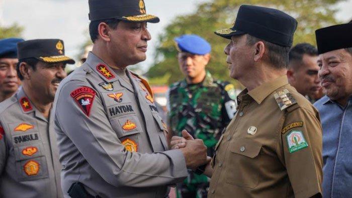 Pj Gubernur Aceh Hadiri Apel Gelar Pasukan Operasi Pengamanan Idul Fitri - Serambinews.com