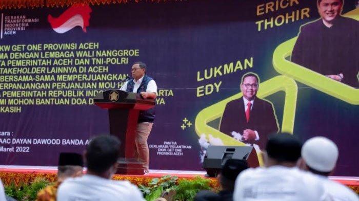 Lukman Edy Kukuhkan Pengurus GET ONE Aceh, Komit Perjuangkan Dana Otsus ...