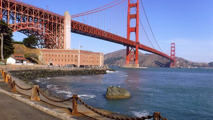Sering Dijadikan Tempat Bunuh Diri, Golden Gate Dipasang Benda ini ...