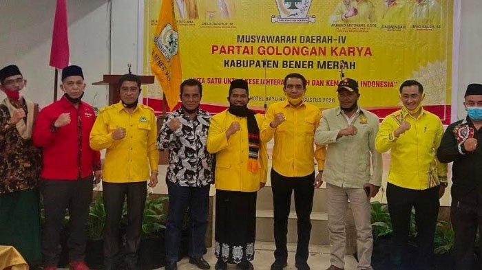 Terpilih Secara Aklamasi, M Amin Nahkodai Golkar Bener Meriah - Serambinews.com