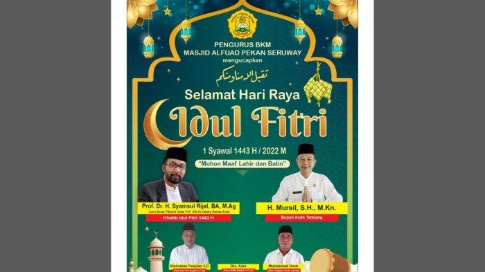 Guru Besar UIN Ar Raniry Khatib Shalat Idul Fitri di Aceh Tamiang ...