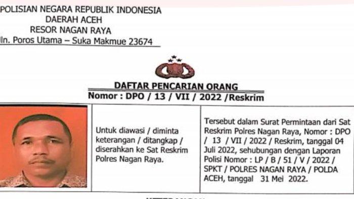 Diduga Cabuli Muridnya, Oknum Guru SD di Nagan Raya Kini DPO Polisi ... Diduga Cabuli Muridnya, Oknum Guru SD di Nagan Raya Kini DPO Polisi ...
