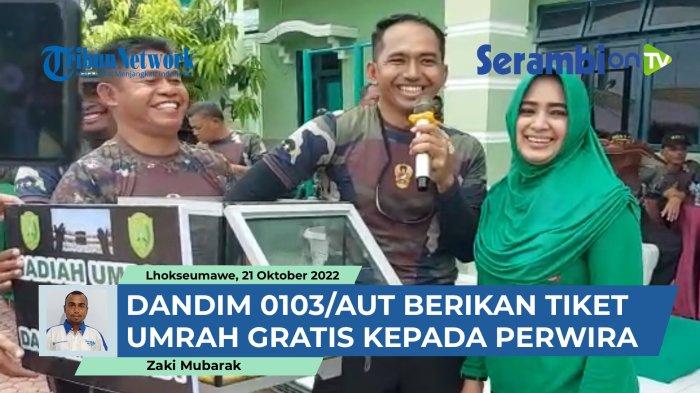 VIDEO - Dandim 0103/Aut Berikan Tiket Umrah Gratis ke Perwiranya ...
