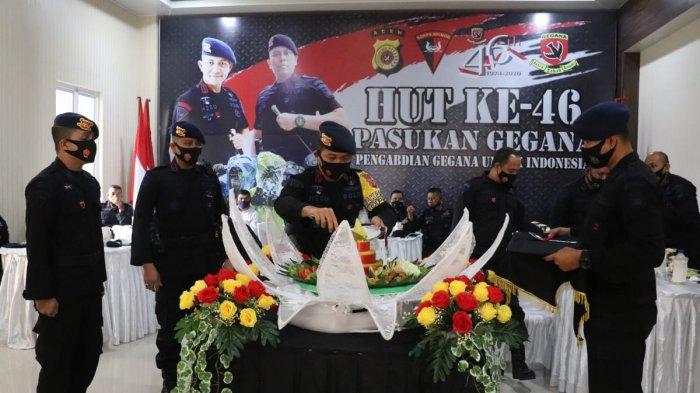 Gegana Peringati Hari Jadi Ke-46 Secara Virtual, Ini Harapan Komandan Satuan Brimob Polda Aceh ...