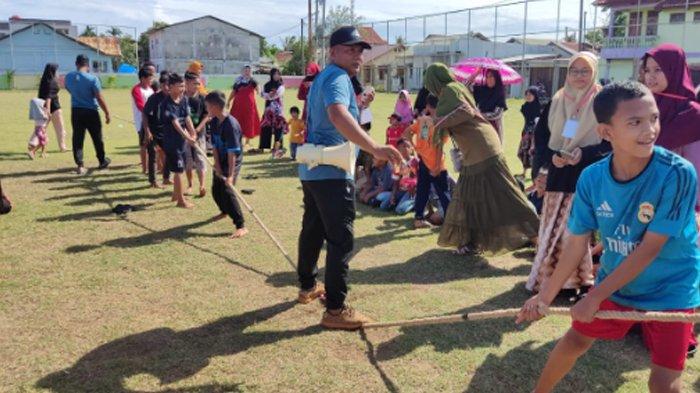 Meriahkan HUT Ke-77 RI, Gampong Lambaro Skep Gelar Aneka Lomba - Serambinews.com