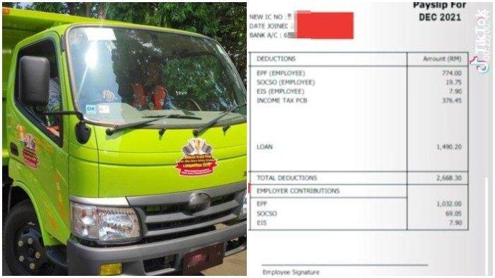 Pekerjaannya Diremehkan, Sopir Truk Ini Pamer Slip Gajinya, Jumlahnya ...