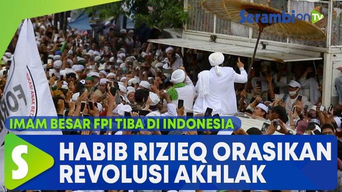 VIDEO Imam Besar FPI Habib Rizieq Shihab Orasi Bakar Semangat Umat ...