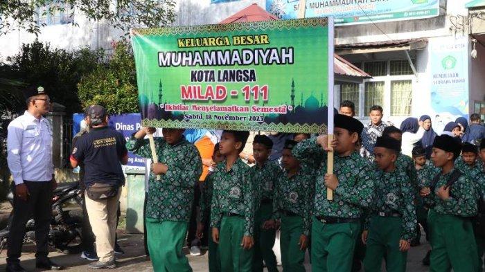 Peringati Milad Ke-111, Muhammadiyah Kota Langsa Gelar Jalan Santai, Malam Ini Tabligh Akbar ...