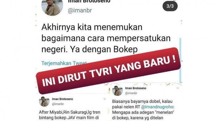 Cerita Terpilihnya Iman Brotoseno Jadi Dirut TVRI, Mampukah Ia Melepaskan Diri dari Imej Bokep ...