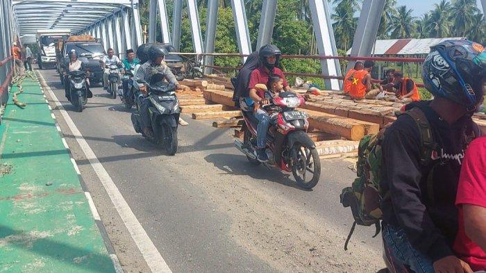 Perbaikan Kerusakan Jembatan Rangka Baja Peudada Bireuen Segera Dimulai - Serambinews.com