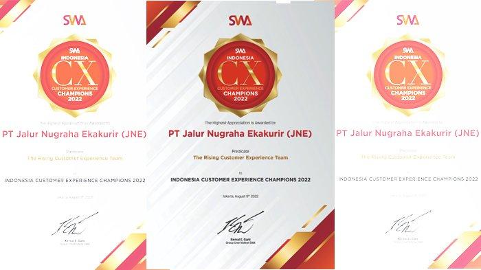 JNE Raih 2 Penghargaan Bergengsi Kriteria Pelayanan Pelanggan ...