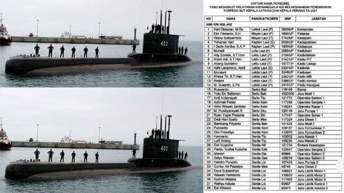 KRI Nanggala-402 Harus Ditemukan Sebelum Pukul 03.00 WIB, Berikut ...