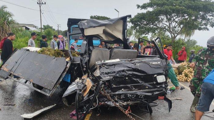 Sopir Pikap dan Minibus Kritis, Terlibat Tabrakan di Aceh Timur ...