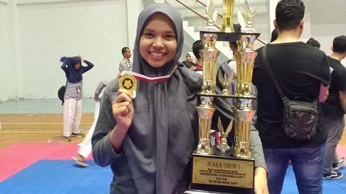 Atlet Muda STKIP BBG Ini Raih Medali Emas di Open Taekwondo Unsyiah Cup I - Serambinews.com
