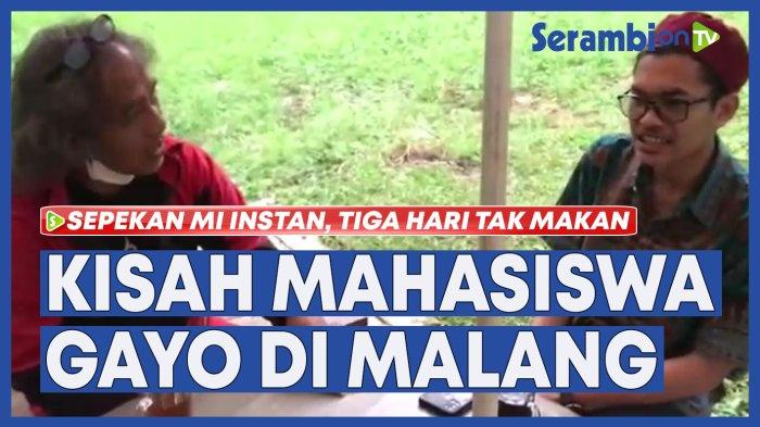 VIDEO Kisah Mahasiswa Gayo di Malang, Berawal Kesulitan karena Pandemi ...