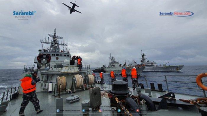 FOTO : KRI Cut Nyak Dien-375 Ikuti Latihan Gundala Sakti-20 di Perairan ...