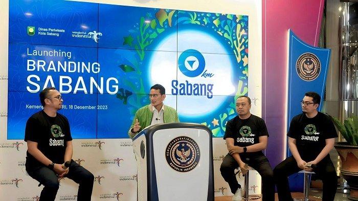 Menparekraf Sandiaga Uno Luncurkan Branding Pariwisata Sabang - Serambinews.com