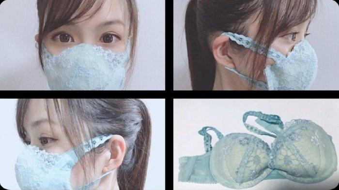 Cegah Penularan Corona, Model Cantik Asal Jepang ini Buat Masker dari ...