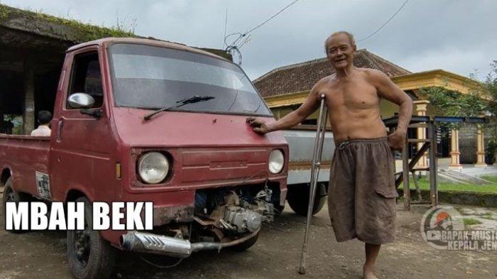 Kakek Kreatif Sulap Mobil Pick-up Tahun 80-an Pakai Mesin Motor Shogun ...