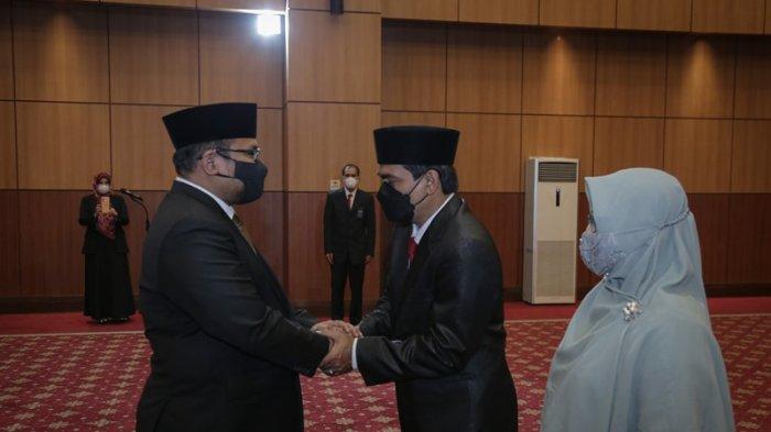 Prof Mujiburrahman Rektor UIN Ar-Raniry, Dilantik Menteri Agama di Jakarta - Serambinews.com