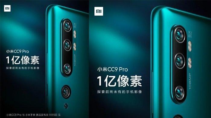 Dikabarkan Rilis November 2019, Xiaomi Mi CC9 Pro Memiliki Kamera 108 ...