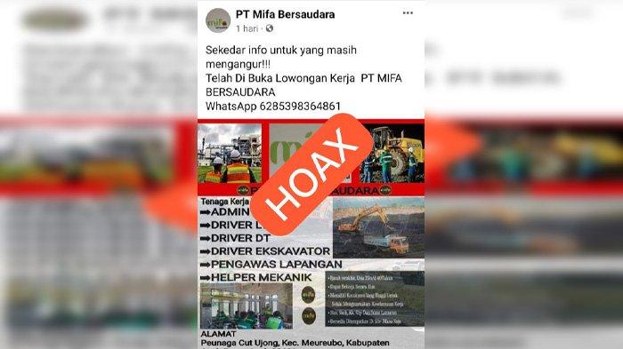 PT MIFA HIMBAU MASYARAKAT WASPADA DENGAN SEGALA JENIS PENIPUAN ...
