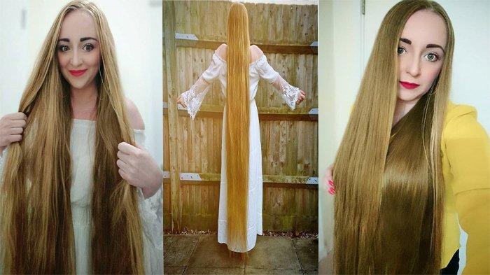 Miliki Rambut Seperti Rapunzel, Wanita Ini Beri Tips Rambut Panjang ...