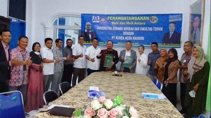 Universitas Serambi Mekkah Jalin MoU dengan PT Korea Aceh Mandiri ...