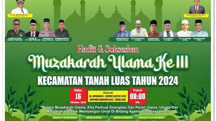 6 Ulama Aceh Utara Isi Muzakarah di Tanah Luas, Ini Topik Dibahas ...