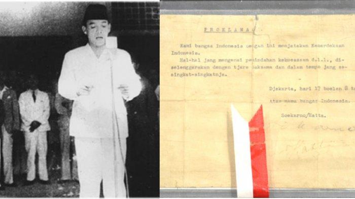 Pidato Soekarno saat Membacakan Proklamasi Indonesia pada 17 Agustus ...