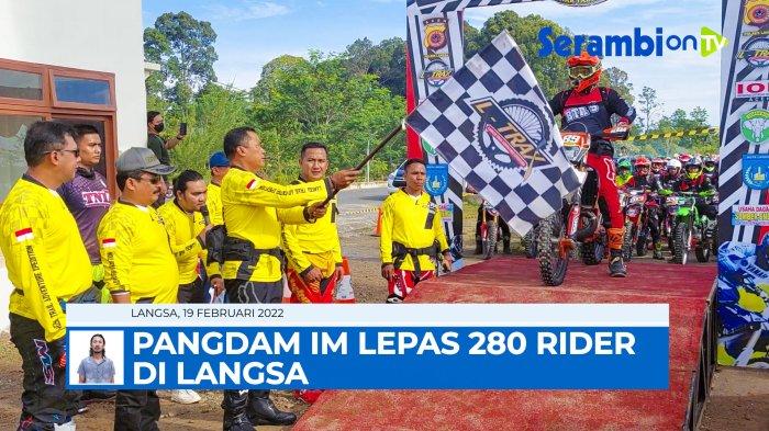 VIDEO Pangdam IM dan Ratusan Rider Motor Trail Meriahkan BTA Ke-9 di Langsa - Serambinews.com