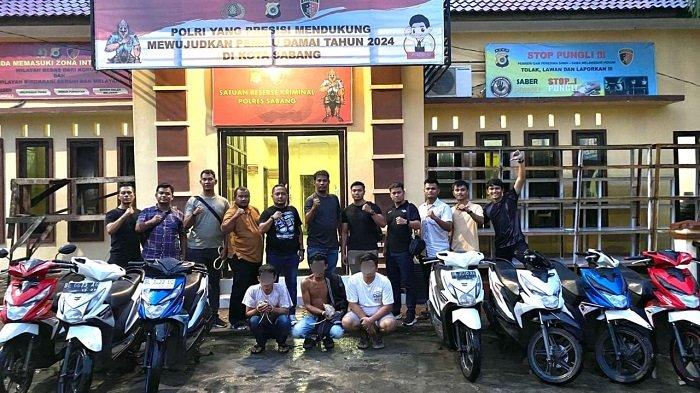 Tiga Pelaku Curanmor di Banda Aceh Diringkus di Sabang, 7 Unit Honda ...
