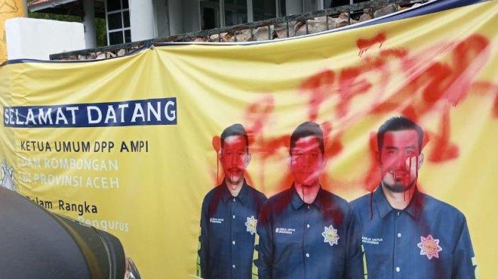 Kantor AMPI Aceh Diserang Aksi Vandalisme, Pelaku Terekam CCTV - Serambinews.com