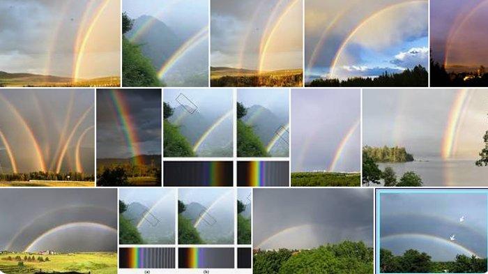 Indahnya Twinned Rainbow di Langit Aceh Besar, BMKG: Beruntung yang ...