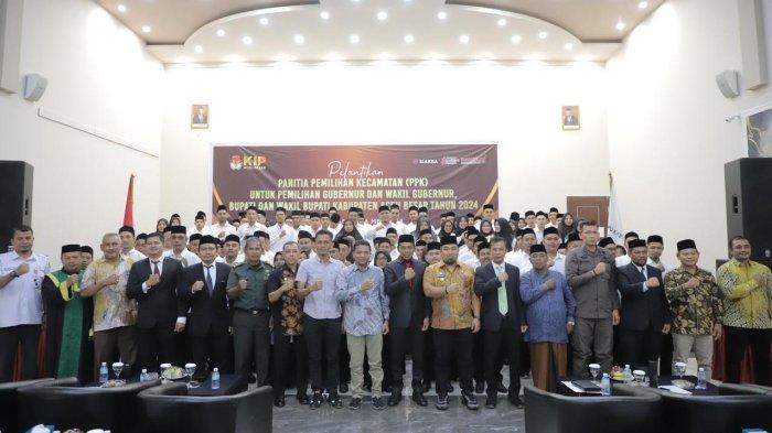 115 Anggota PPK Pilkada di Aceh Besar Resmi Dilantik, Pj Bupati Ingatkan Tetap Profesional ...